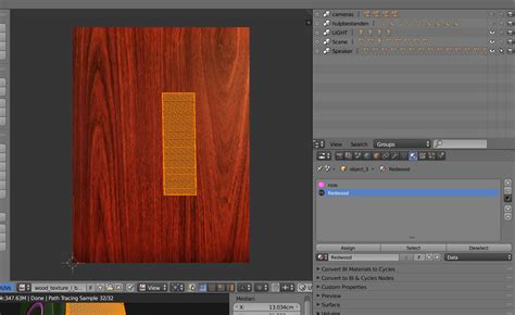 how do i get the materials to work on an imported object with included