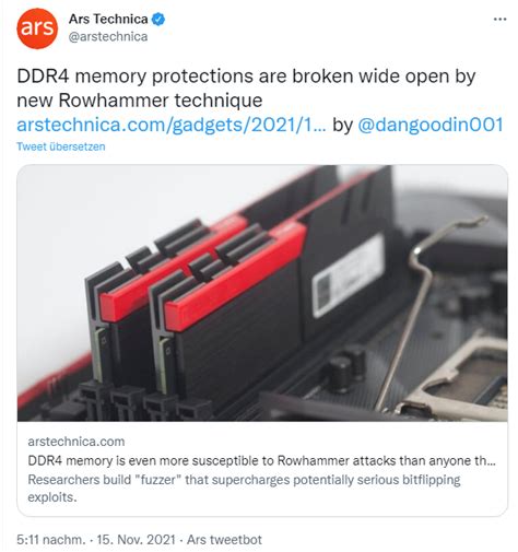 Blacksmith New Rowhammer Variant Allows To Bypass Ddr4 Memory