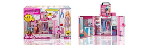 Barbie Closet Playset With 35 Accesories 5 Complete Looks Pop Up 2nd Level Full