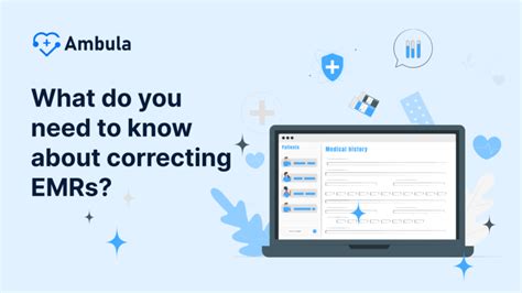 How Should An Entry In A Patient S EMR Be Corrected Ambula Healthcare