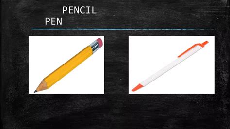 Classroom Objects Pptx