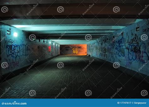 Underground Pass Hdr Stock Image Image Of Polluted Dark 17747617