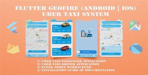 Full Flutter Realtime Database Uber Taxi Clone Uber Code Market