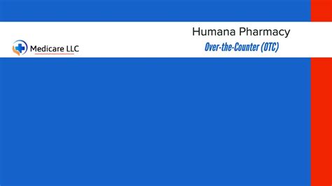 Humana Pharmacy Over The Counter Otc Allowance Catalog Youtube