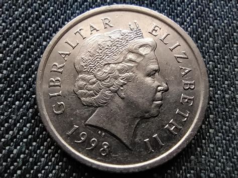 Gibraltár Ii Erzsébet Europort 10 Penny Numizmarket