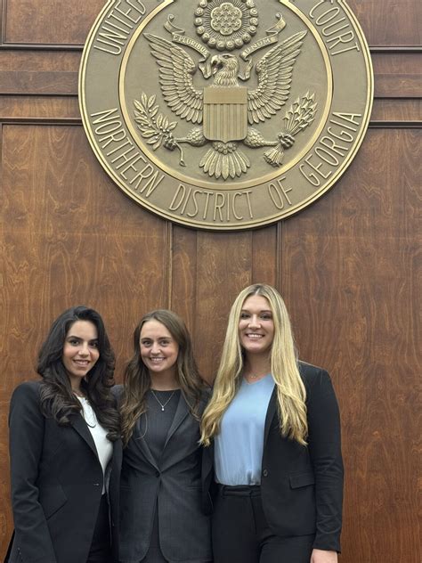 This Past Weekend Casey Wofford Mona Abboud And I Represented Uga Law At The Atlanta Regional