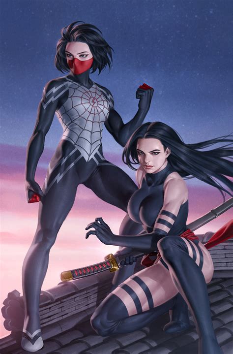 Yoon Junggeun Cindy Moon Psylocke Silk Marvel Marvel Spider Man