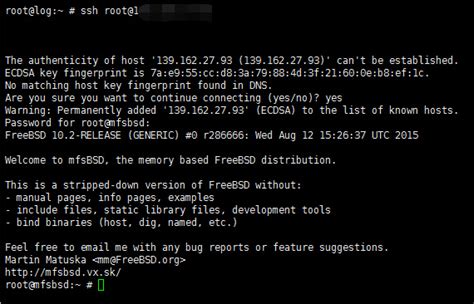 Install FreeBSD On Linode VPS System Admin Developer S Blog