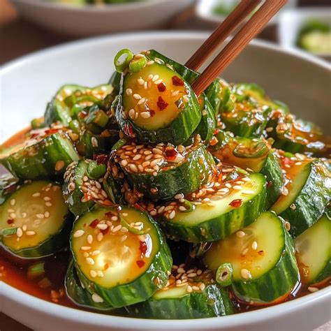 Spicy Asian Cucumber Salad