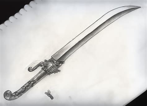Sword Drawing By Dokterdume On Deviantart