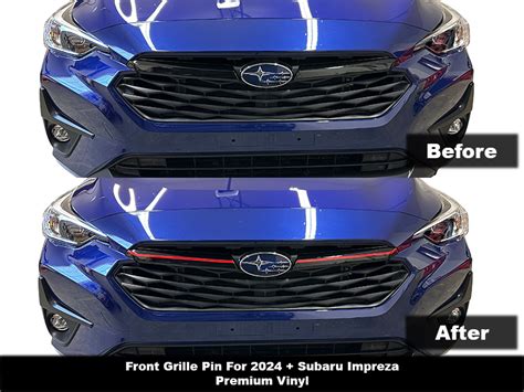 Crux Moto Grille Pin Stripe For 2024 Subaru Impreza Crux Motorsports