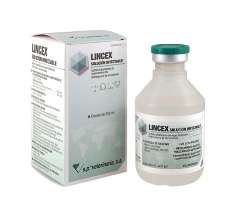 Lincex Solución Inyectable Espectinomicina Lincomicina Sp Veterinaria