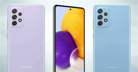 Samsung Galaxy A72: características y fotos filtradas