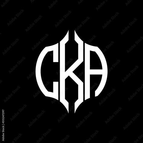 Cka Letter Logo Cka Best Black Ground Vector Image Cka Monogram Logo Design For Entrepreneur