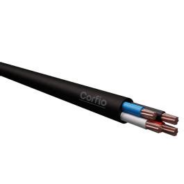 1 Metro Cabo Flexível PP 4x16mm 1Kv Preto Corfio