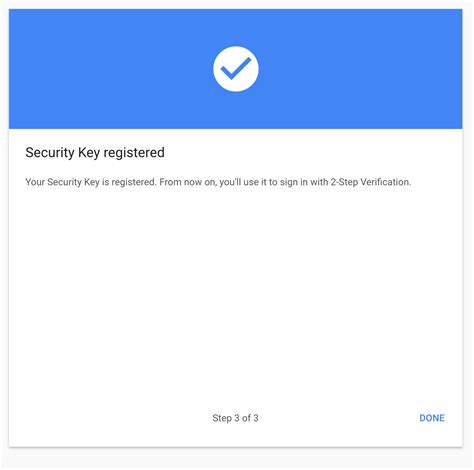 Securing Your Account With Security Keys Documentation Google Cloud