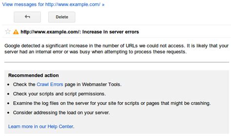 Google Webmaster Tools Adds Email Alerts For Crawl Errors