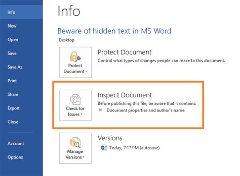 Beware Of Hidden Text In MS Word Learn To Inspect Your Documents Techglimpse