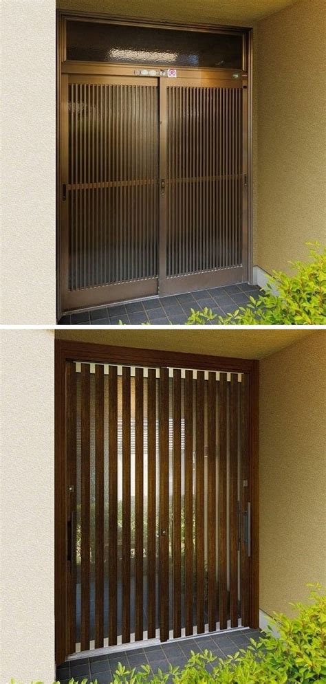 玄関引戸（玄関引戸の取替）富山県富山市～玄関引戸の修理、玄関引戸の交換～ 窓・ドア専門店 アルミ建材和田