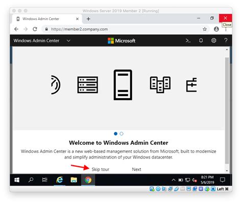 Installing Windows Admin Center In Windows Server 2019