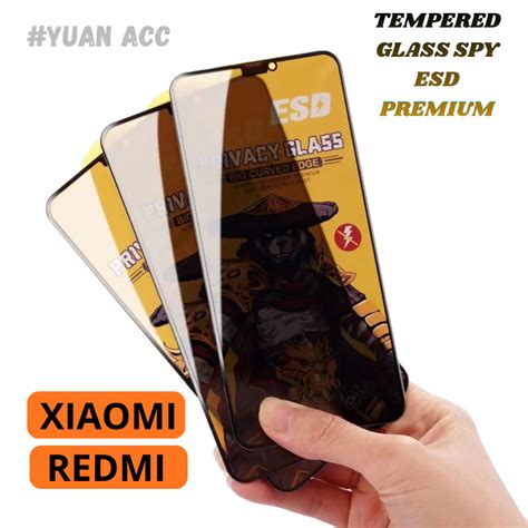 Jual Tempered Glass Anti Spy Xiaomi Redmi A3 A5 9c 10a 10c Redmi 14c