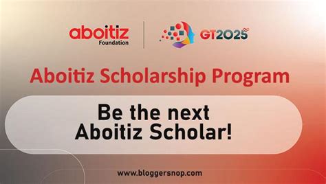 Aboitiz Scholarship Program Education And Vacancy