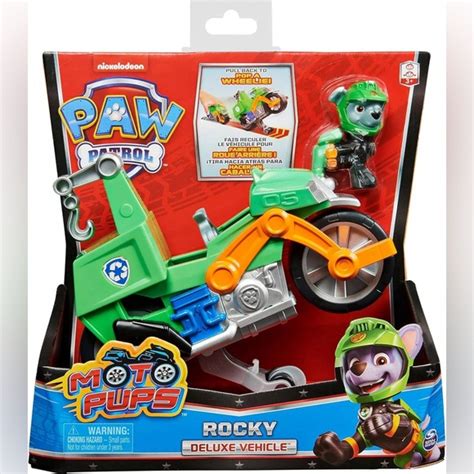 Paw Patrol Toys Paw Patrol Moto Pups Rockys Deluxe Pull Back
