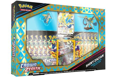 Pokémon Tcg Sword And Shield Crown Zenith Shiny Zacian Premium Figure