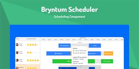 Bryntum Scheduler Scheduling Component Made With Vuejs