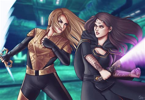 Captain Sylvia Tilly Vs Empress Vaylin By Dalekcaan1 On Deviantart