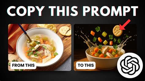 How To Create Advertisement Style Food Photo In Chatgpt Youtube