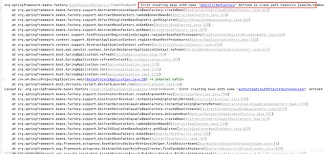 Error Creating Bean With Name ‘shirofilterfactory‘ Defined In Class Path Resourceerror Creating
