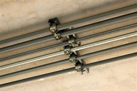 Premium Photo Electrical Cable System On The Ceiling