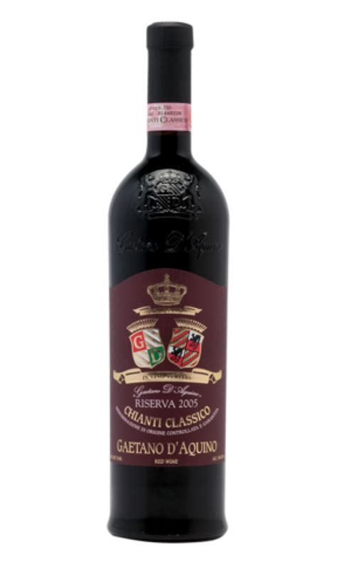 Daquino Chianti Classico Riserva Burgundy Label