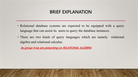 Group 4 Relational Algebrapptx