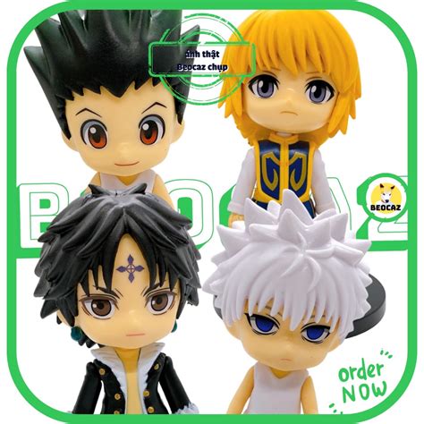 Mô Hình Hunter X Hunter Nhân Vật Killua Gon Kurapica Chrollo Lucilfer