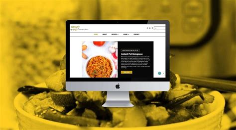 Easy Instant Pot Dinners Food Blog • Custom Website Design Build