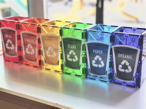 Magna Tiles Sortera Avfall Lekolar