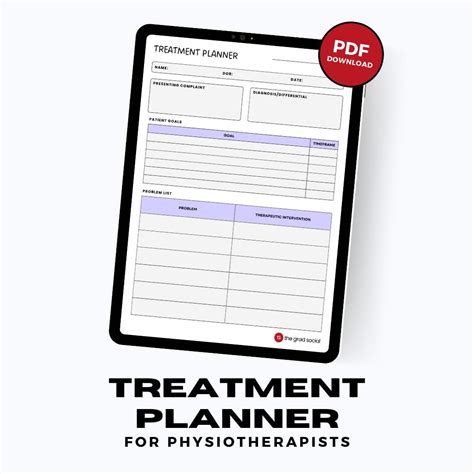 Physiotherapy Treatment Planner Pdf Physiotherapy Student Physio