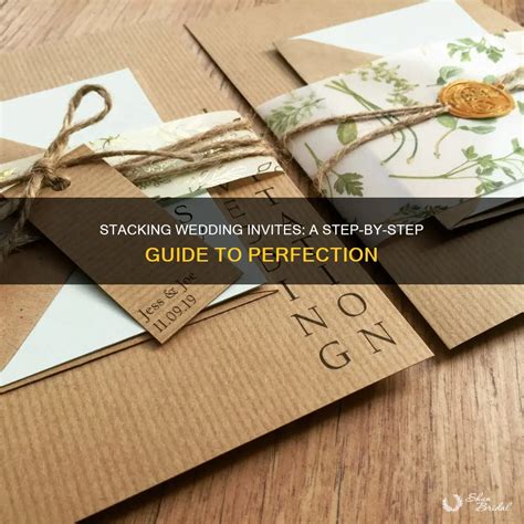 Stacking Wedding Invites A Step By Step Guide To Perfection Shunbridal