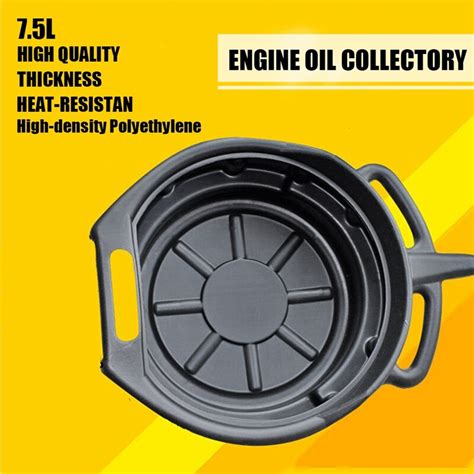 75l Oil Drain Pan Waste Engine Oil Collector Tank Vicedeal