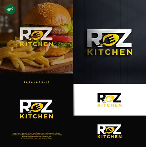 Desain Logo Fandb Rez Kitchen Jasalogo Id