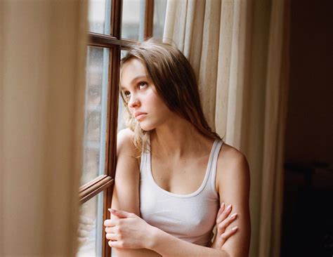 Lily Rose Depp Hard Nipples 2