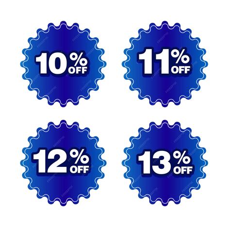 Premium Vector Realistic Sales Label Collection Design