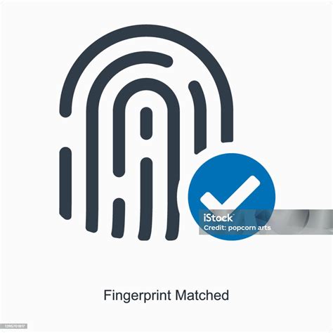 Fingerprint Matched Stock Illustration Download Image Now Concepts Concepts And Topics