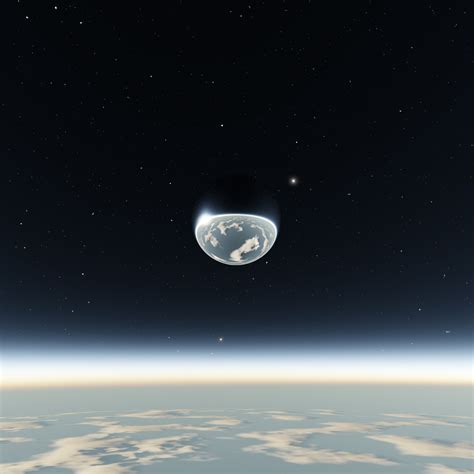 Metallic Sphere In A Scene Made Only With Psa By Reina Blender Blender3d Blenderrender