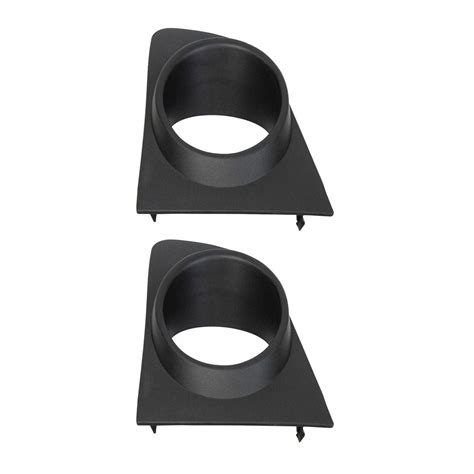 Kaihuixing 2 Set Of Fog Driving Light Lamp Black Bezel Driver Side