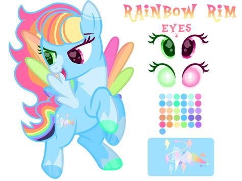 Mlp Next Gen Rainbow Rim Rainbow Blitz Redesign By Hoovesy Scales On