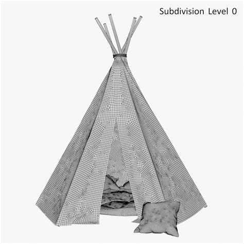 3d Tepee 01 3 Model Turbosquid 1357268