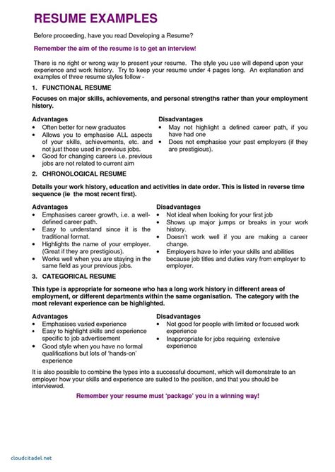 Resume Mission Statement Example